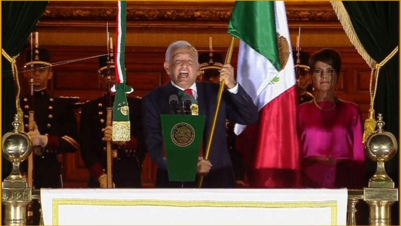 Así Fue El Grito De Independencia Del Presidente Amlo Desde El Zócalo