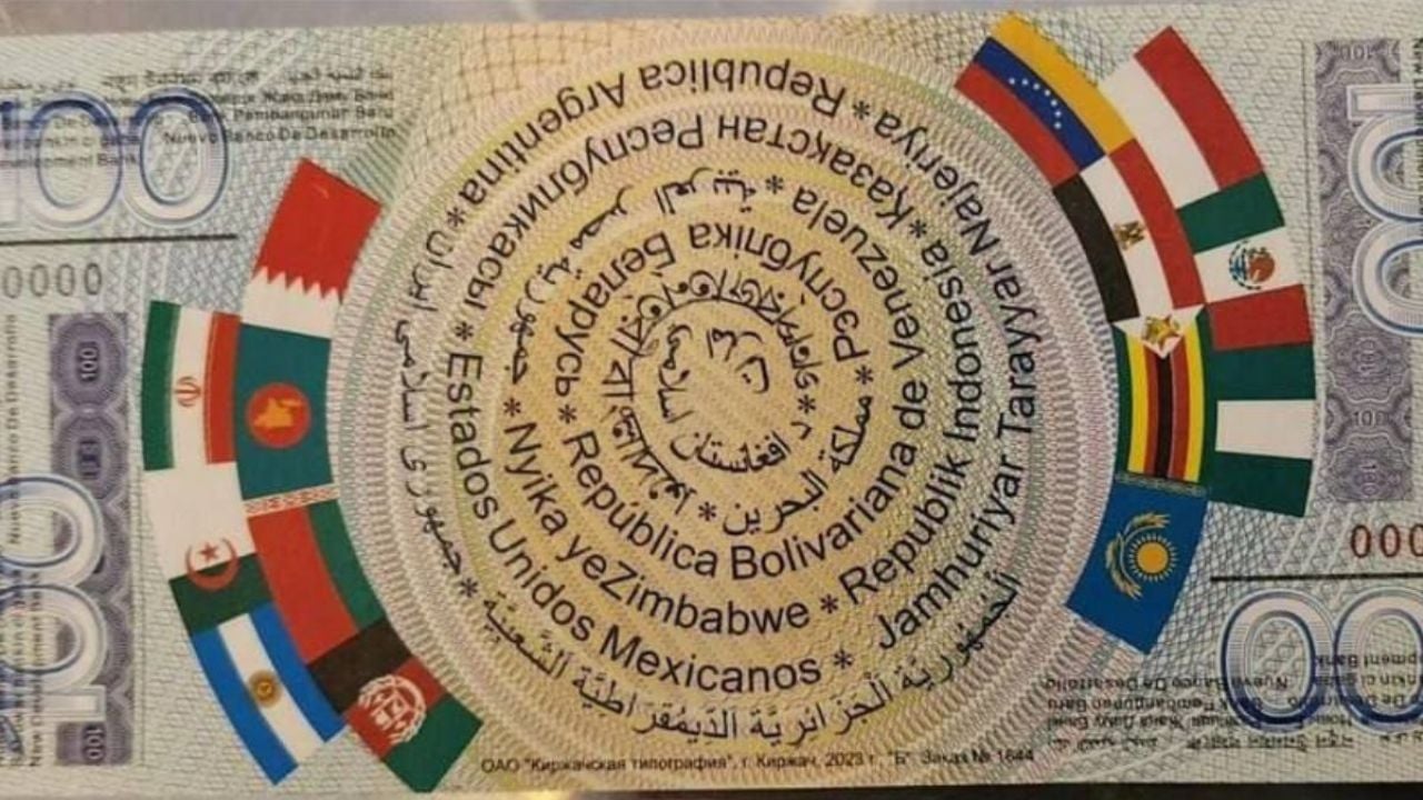 ¿Por qué la bandera de México aparece en el nuevo billete de 100 Brics ...